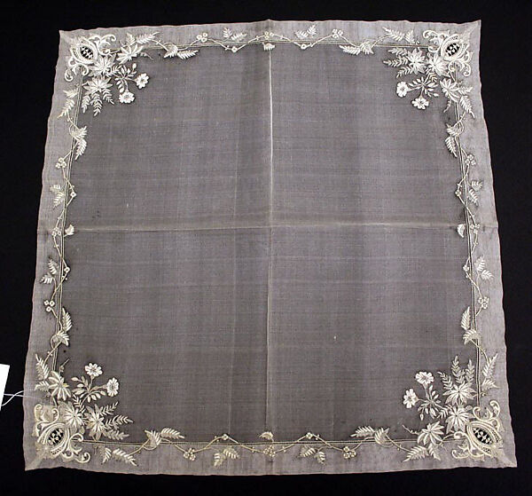 Handkerchief - French - The Metropolitan Museum of Art