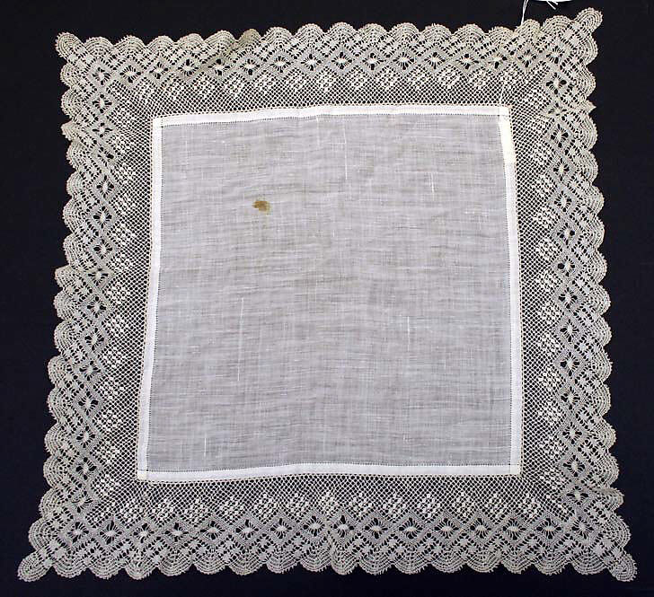 Handkerchief - French - The Metropolitan Museum of Art