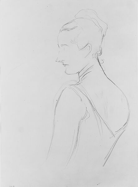 John Singer Sargent Madame X Sketch