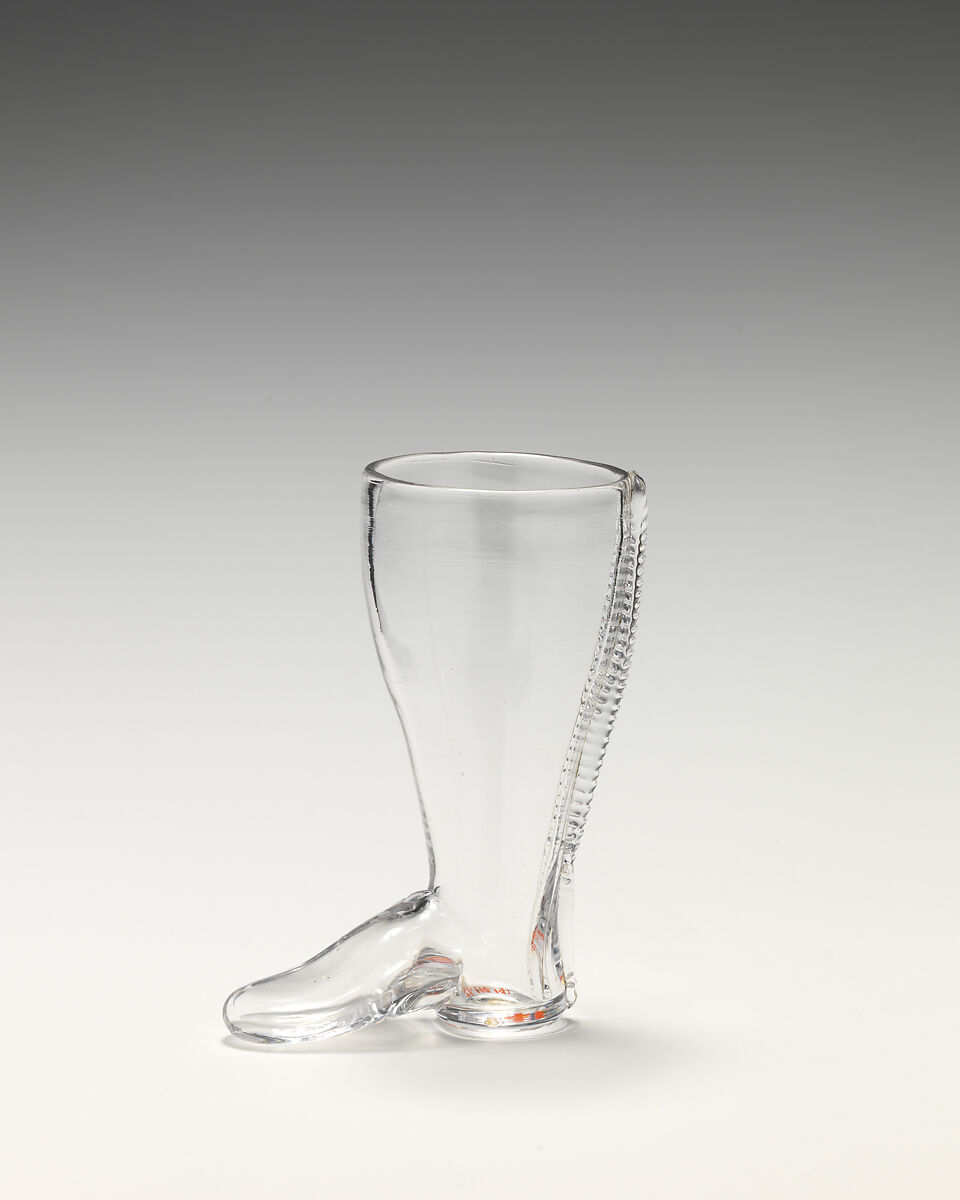 Glass boot | British | The Metropolitan Museum of Art