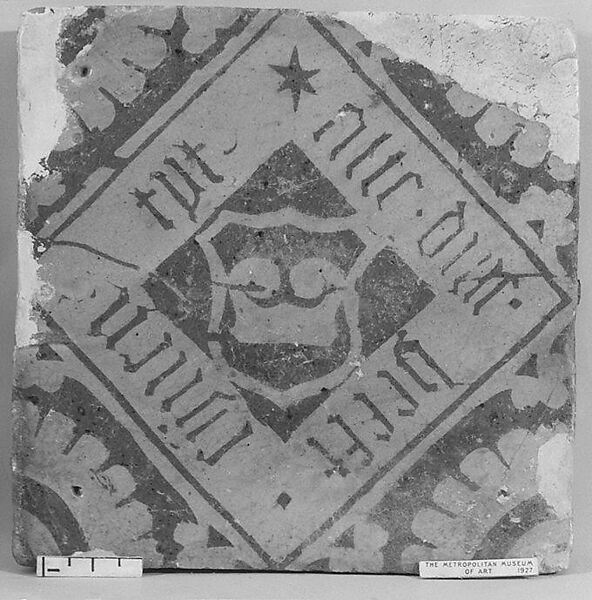Floor tile - Dutch - The Metropolitan Museum of Art