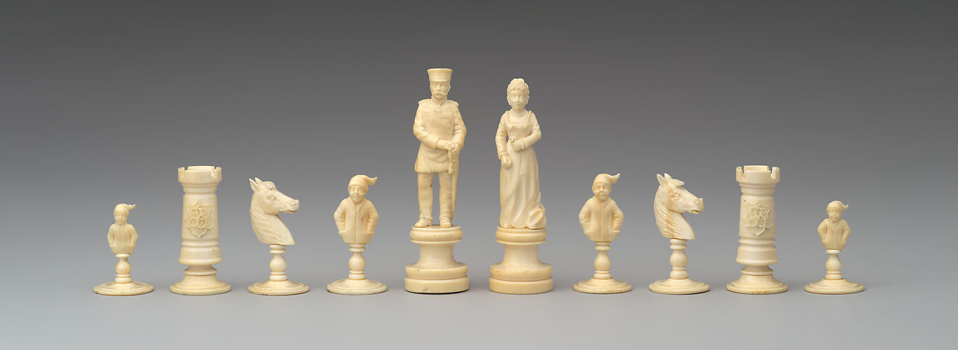 Chessmen (32) and box | German | The Metropolitan Museum of Art