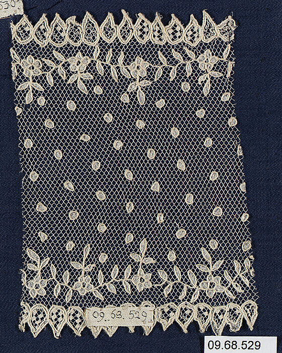 Fragment of lace - Italian - The Metropolitan Museum of Art