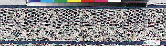 Fragment of lace | British | The Metropolitan Museum of Art