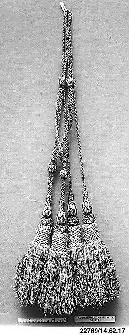 Two pairs of tassels - European - The Metropolitan Museum of Art