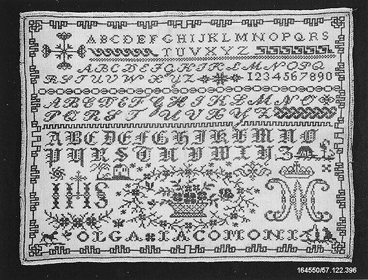 Sampler | Italian | The Metropolitan Museum of Art