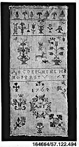 Sampler - German - The Metropolitan Museum of Art
