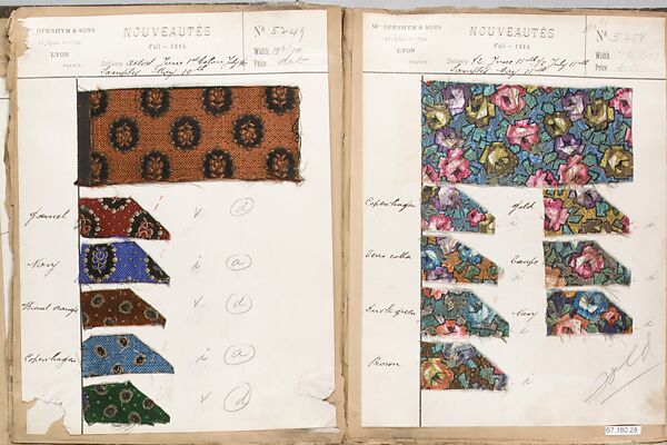 Textile Sample Book | French | The Metropolitan Museum of Art
