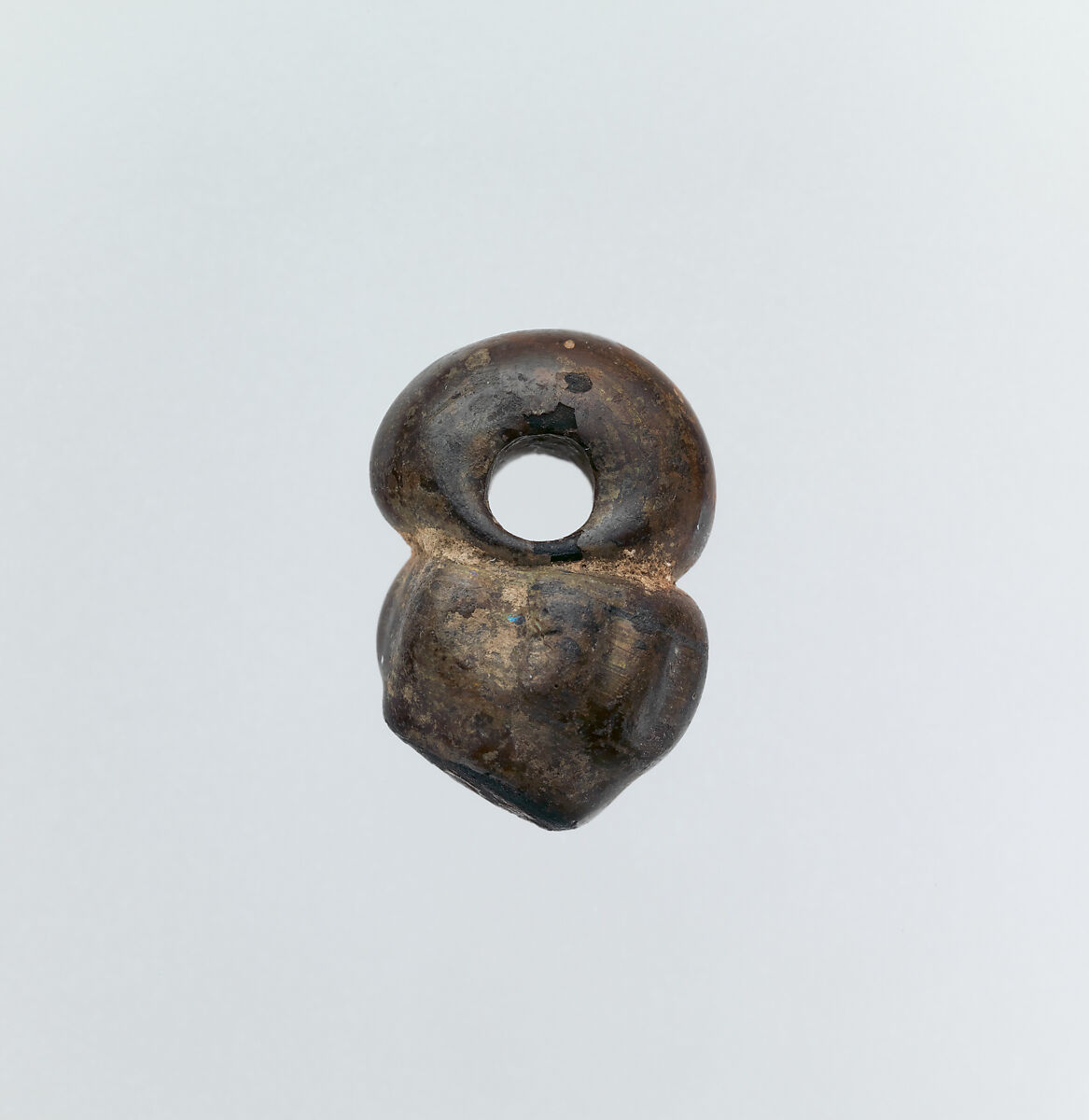 Glass pendant in the form of a miniature jar | Roman | Late Imperial ...