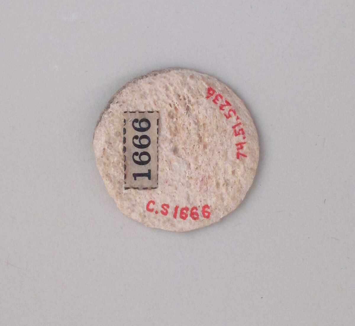 Ivory disk of a pyxis - Cypriot - The Metropolitan Museum of Art