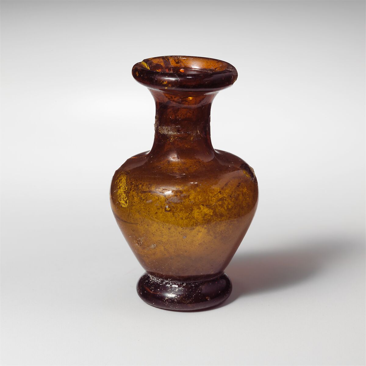 Glass miniature bottle | Roman | Late Imperial | The Metropolitan ...