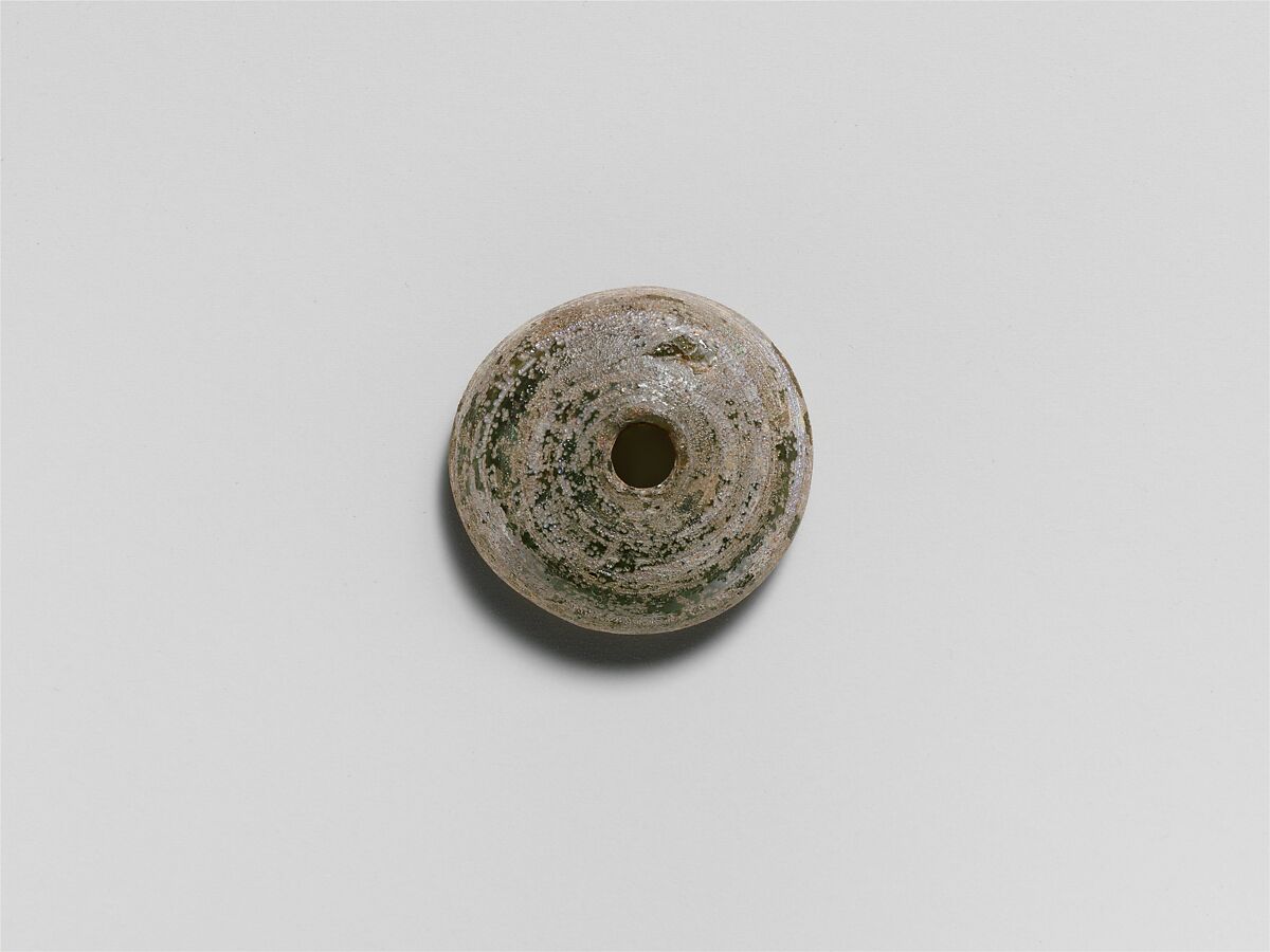 Glass spindle whorl - Roman - Imperial - The Metropolitan Museum of Art