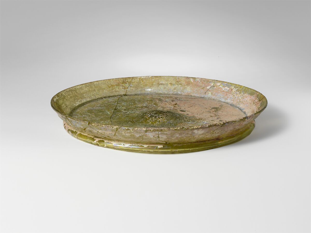 Glass dish | Roman | Early Imperial, Flavian | The Metropolitan Museum ...
