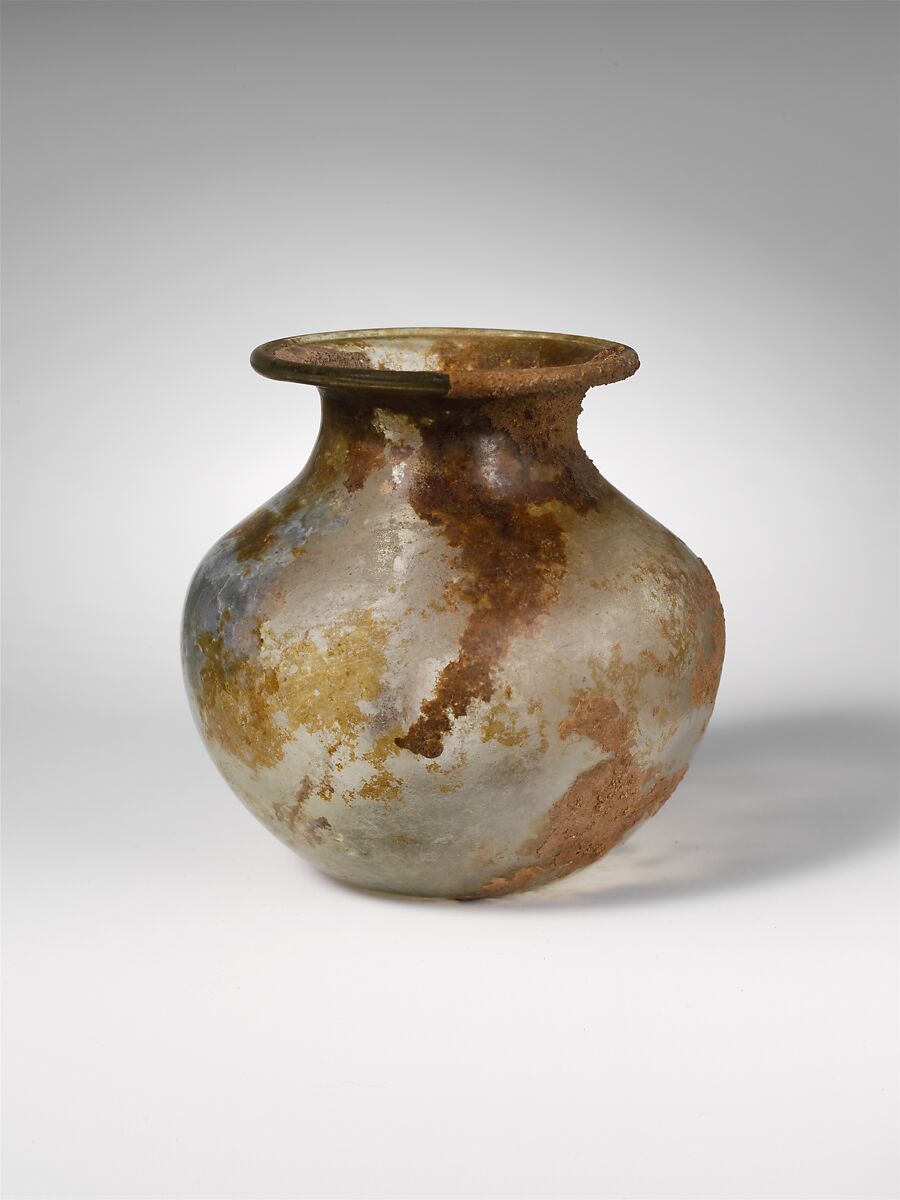 Glass jar - Roman - Mid Imperial - The Metropolitan Museum of Art