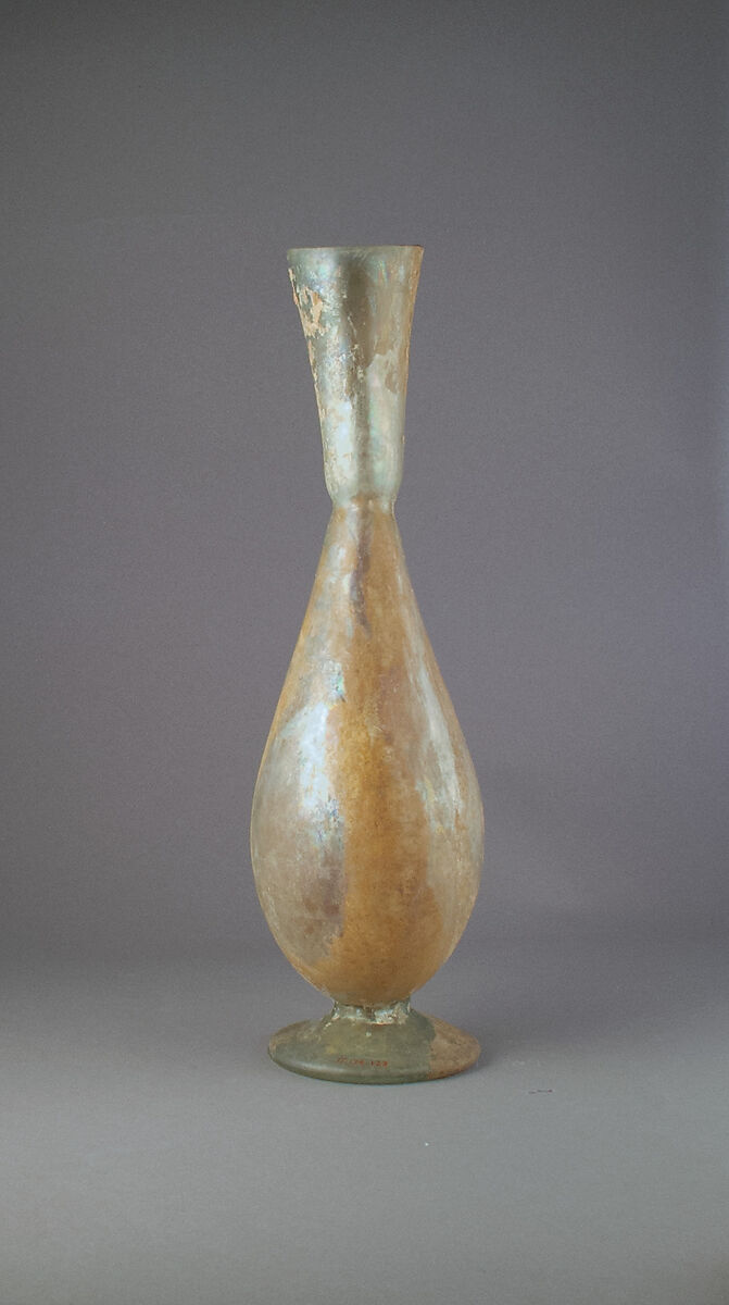 Glass flask - Roman - Late Imperial - The Metropolitan Museum of Art