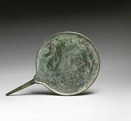 Bronze mirror | Etruscan | Late Classical | The Metropolitan Museum of Art