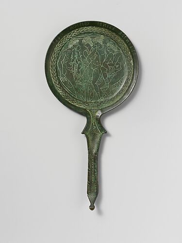 Bronze mirror | Etruscan | Late Classical | The Metropolitan Museum of Art