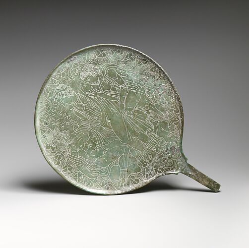 Bronze mirror | Etruscan | Late Classical | The Metropolitan Museum of Art