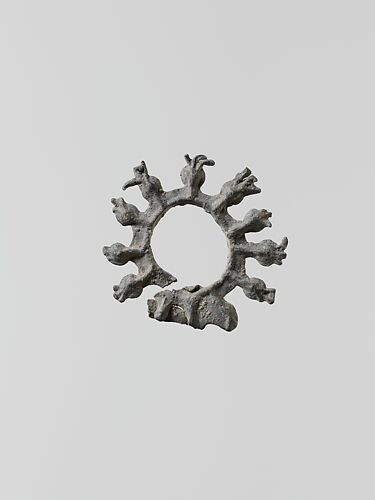 Lead wreath of lotus buds | Greek, Laconian | Archaic | The ...