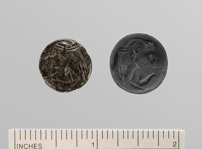 Amethyst lentoid | Minoan | Late Minoan I | The Metropolitan Museum of Art