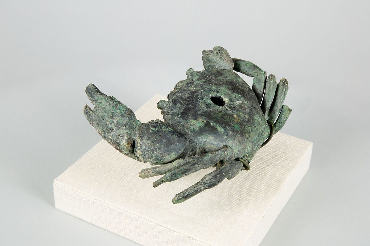 Bronze crab | Greek | Hellenistic | The Metropolitan Museum of Art