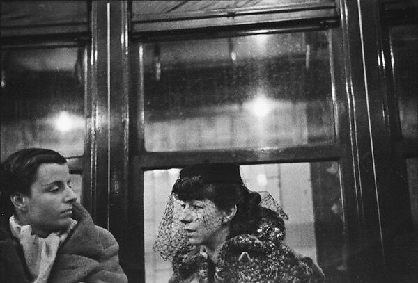 Walker Evans - [Three 35mm Film Frames: Subway Passengers, New York ...