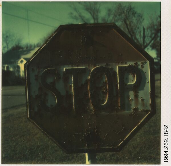 Walker Evans - [Stop Sign] - The Metropolitan Museum of Art