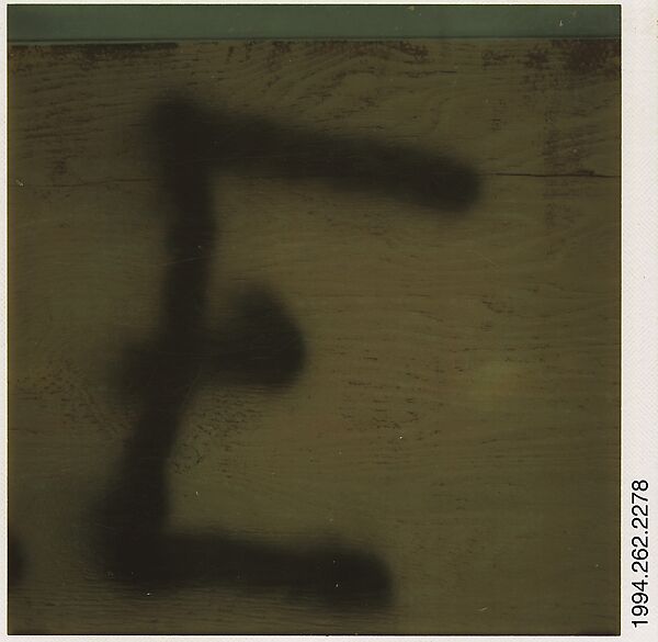 Walker Evans | [Detail of Sign: Spray-Painted "E"] | The Metropolitan ...