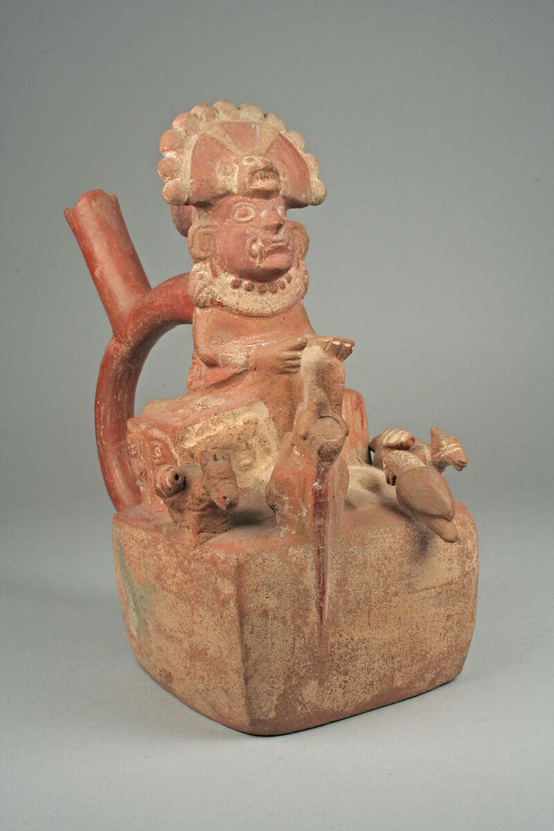 Bottle, Throne Scene - Moche - The Metropolitan Museum of Art