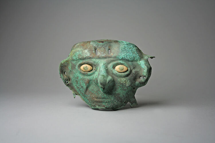 Face Mask Ornament | Moche (Loma Negra) | The Metropolitan Museum of Art