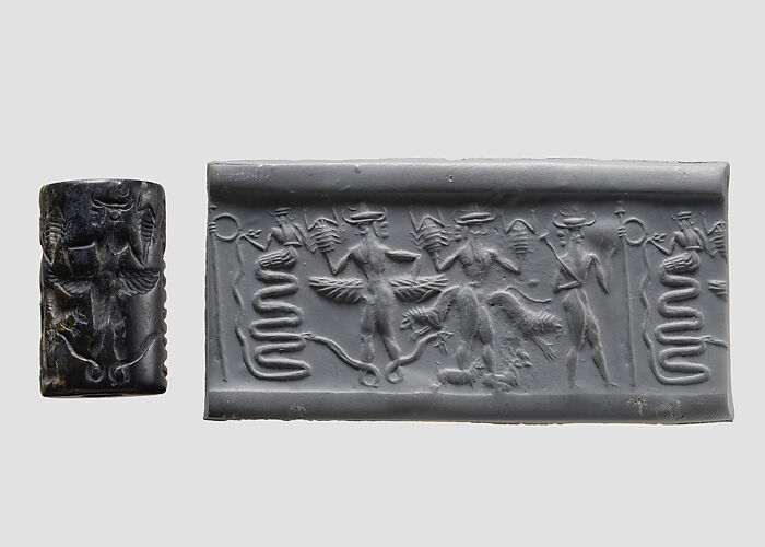Cylinder seal | Sumerian | Early Dynastic III | The Metropolitan Museum ...