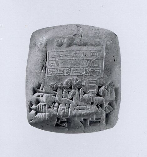 Cuneiform tablet impressed with cylinder seal: deliveries of oxen | Neo ...