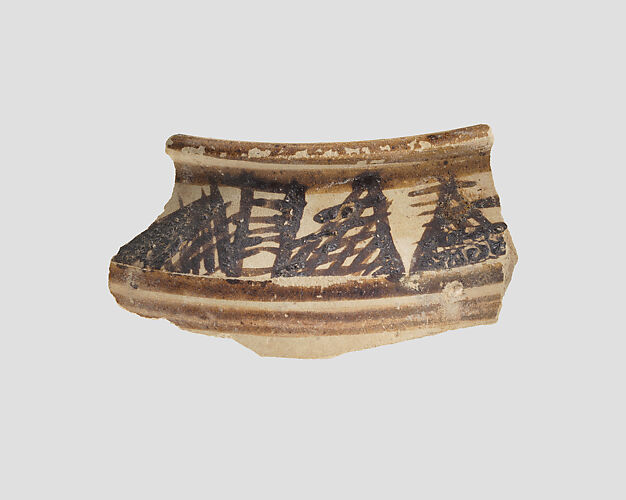 Nuzi ware sherd | Mitanni | Mitanni | The Metropolitan Museum of Art