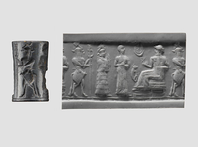 Cylinder seal | Old Assyrian Trading Colony | Middle Bronze Age–Old ...
