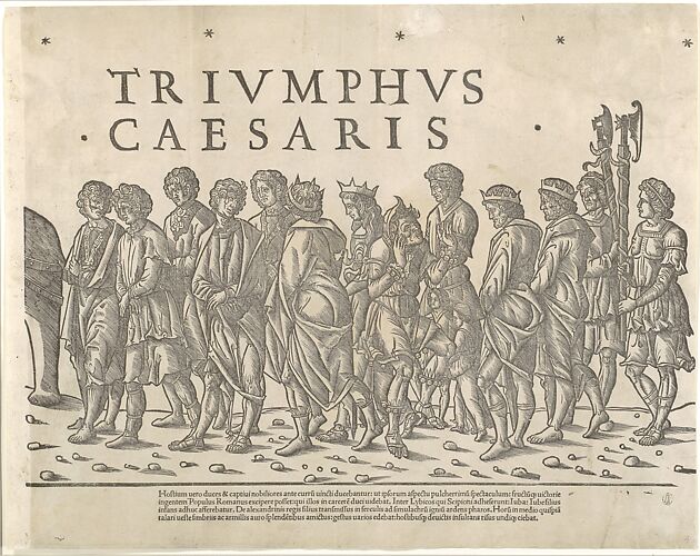 Jacob of Strasbourg | Caesar riding on his chariot, from 'The Triumph ...
