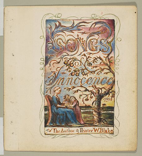 William Blake | Songs of Innocence: Introduction | The Metropolitan ...
