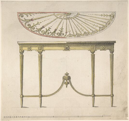 Robert Adam | Design for a Chimney Piece in the Gallery, now DIning ...