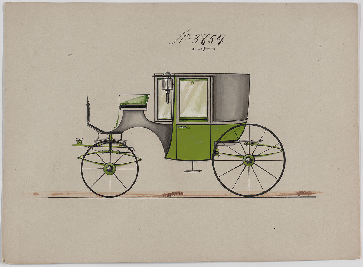 Brewster & Co. - Design for Coupé, no. 3854 - The Metropolitan Museum ...