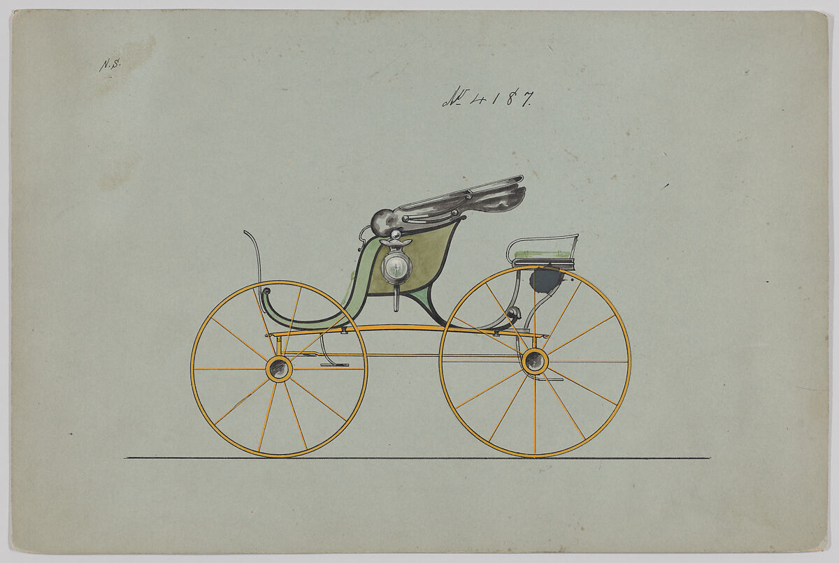 Brewster & Co. - Design for Pony Phaeton, no. 4187 - The Metropolitan ...