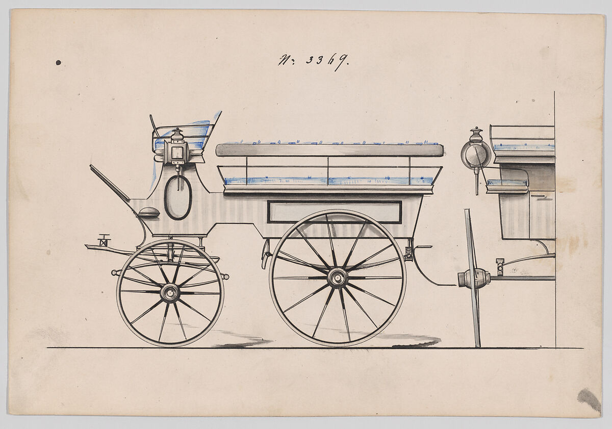 Brewster & Co. - Design for Wagonette, no. 3369 - The Metropolitan ...