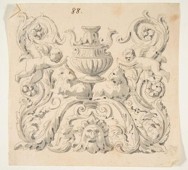 Design with urn - The Metropolitan Museum of Art
