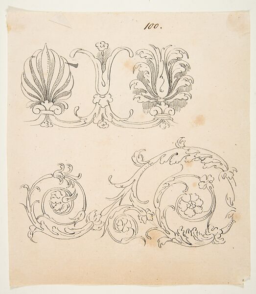 Two vegetal designs - The Metropolitan Museum of Art