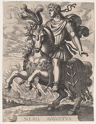 Matthäus Merian the Elder | Plate 9: Emperor Vitellus on Horseback ...