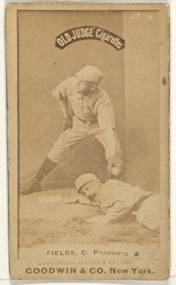 Issued by Goodwin & Company | John Joseph "Jocko" Fields, Catcher ...