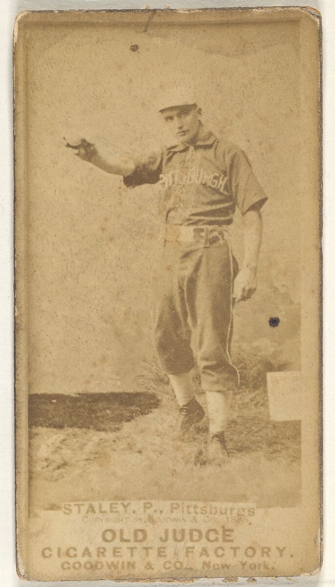 Issued by Goodwin & Company | Henry "Harry" Eli Staley, Pitcher ...