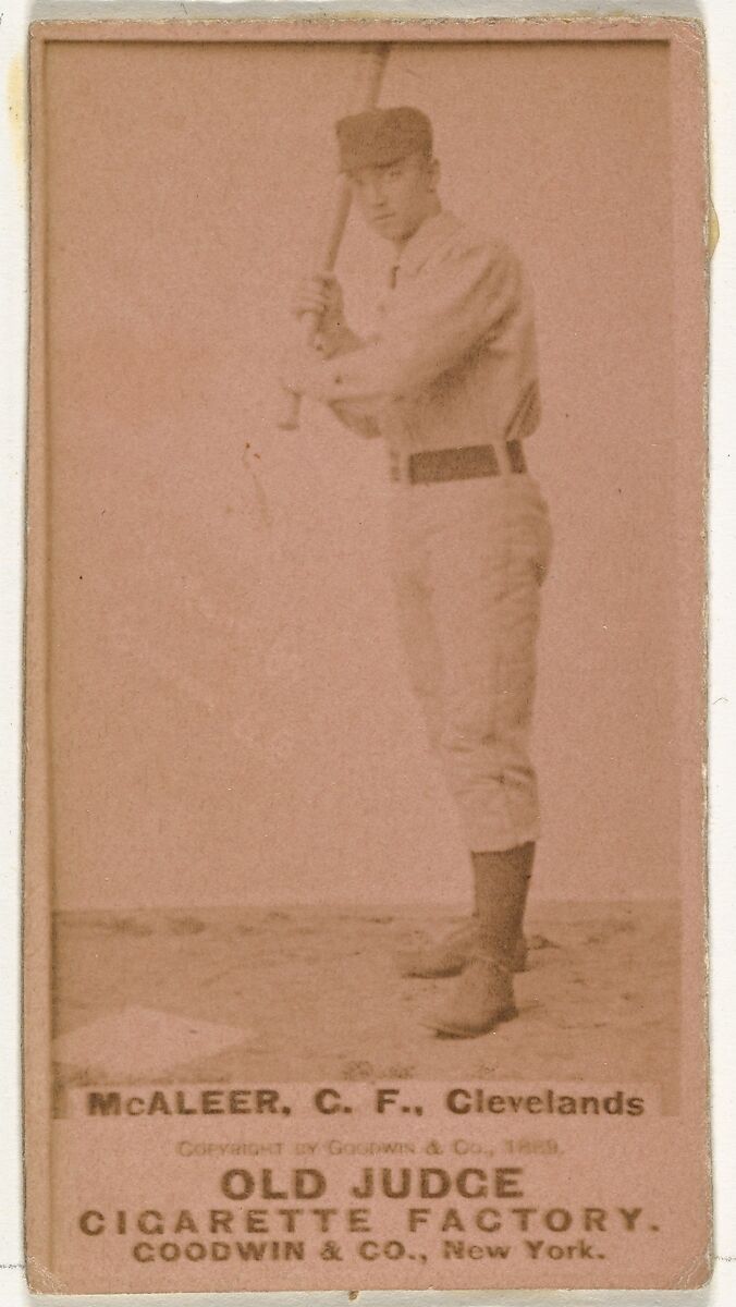 Issued by Goodwin & Company - Jimmy "Loafer" McAleer, Center Field ...