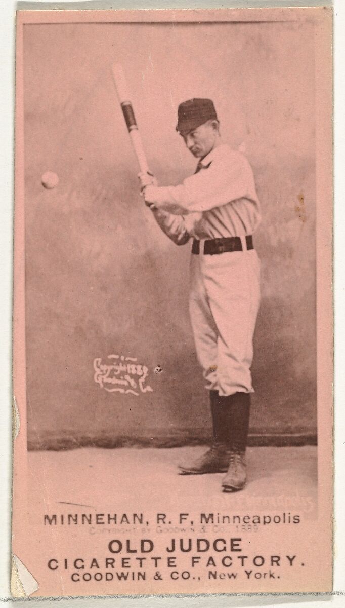 Issued by Goodwin & Company - Daniel Joseph "Dan" Minnehan, Right Field ...