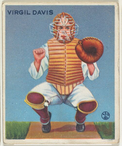 Goudey Gum Company Virgil Davis Philadelphia Phillies From The