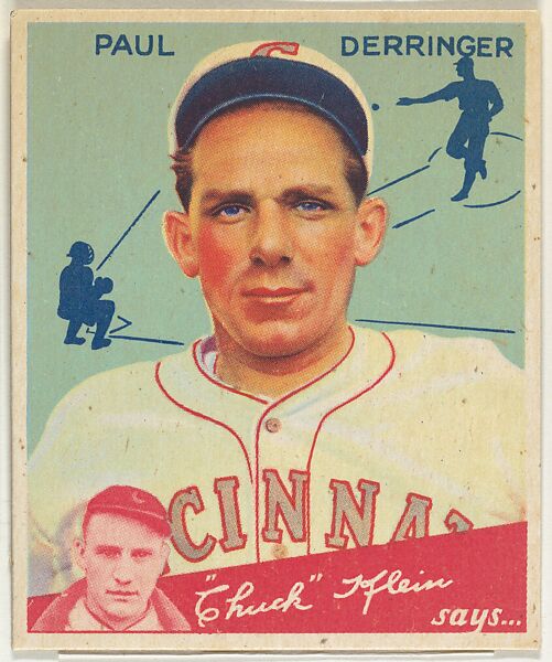 Goudey Gum Company | Paul Derringer, Cincinnati Reds | The Metropolitan ...