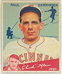 Goudey Gum Company - Paul Derringer, Cincinnati Reds - The Metropolitan ...